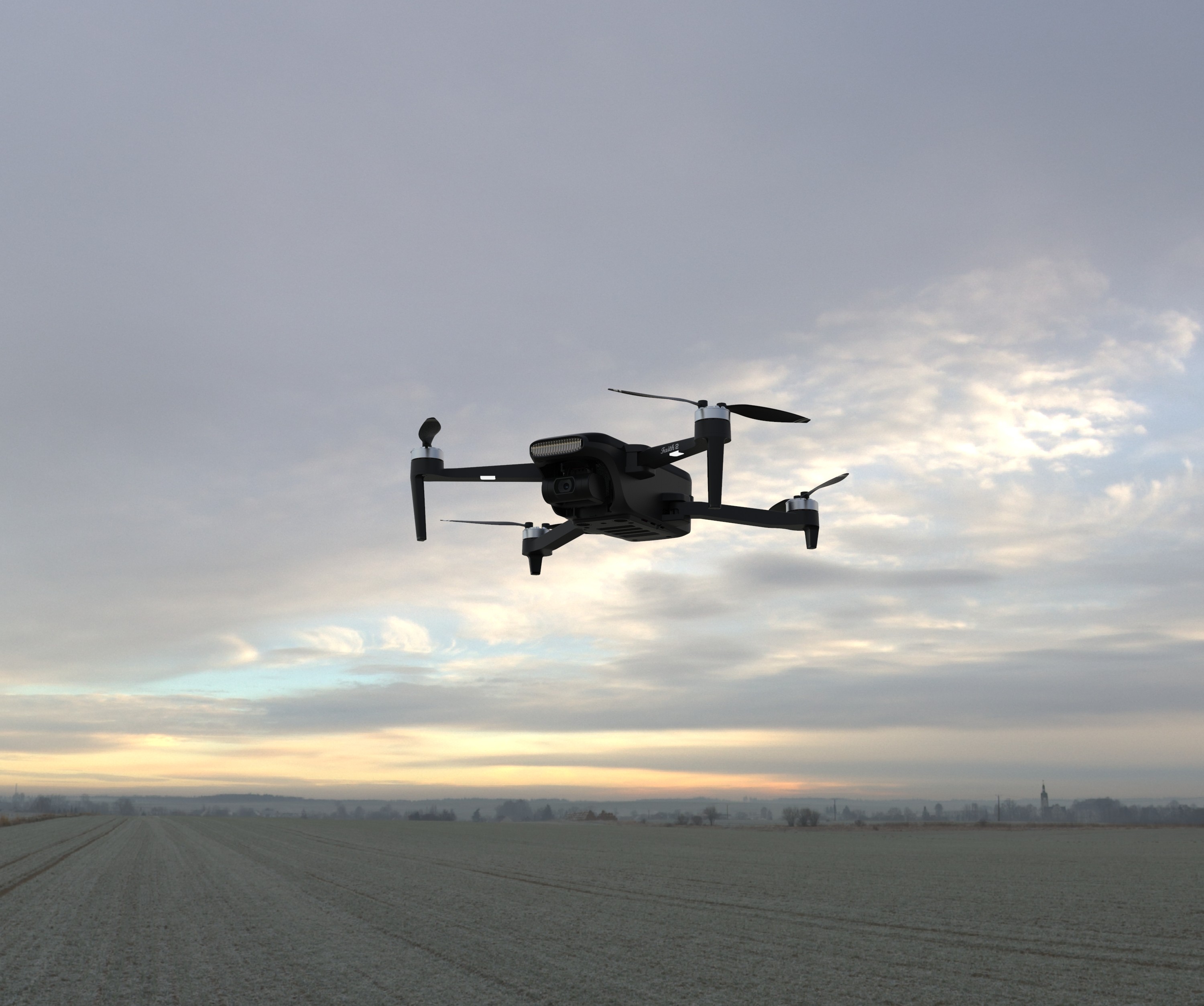 Foldable Cfly Drone 4K HD Camera 3 Axis Gimbal 4K HD Camera GPS FCC