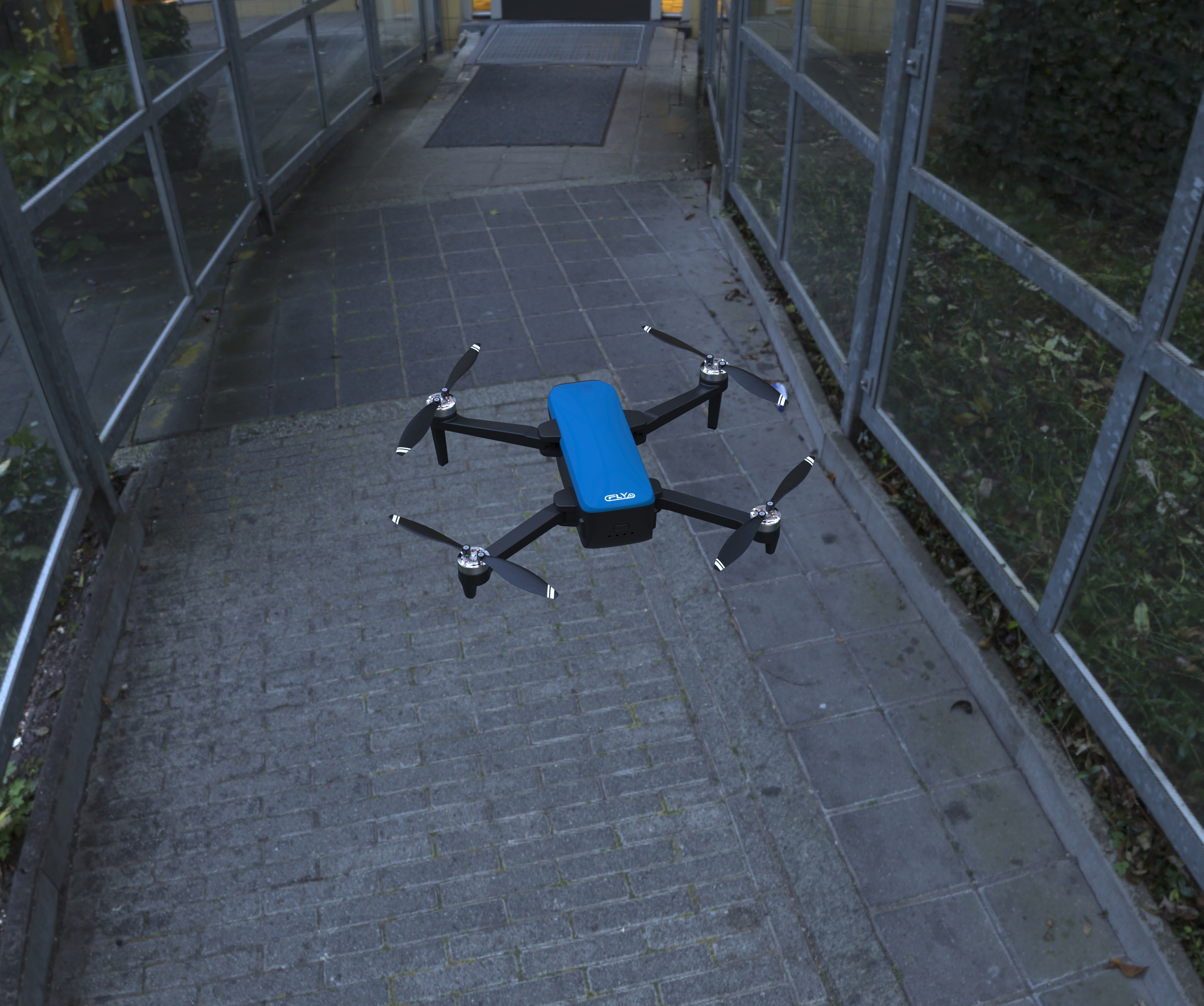 19m/s Radio Quad 3 Axis Gimbal Camera Drone 5.8g 4k G Sensor